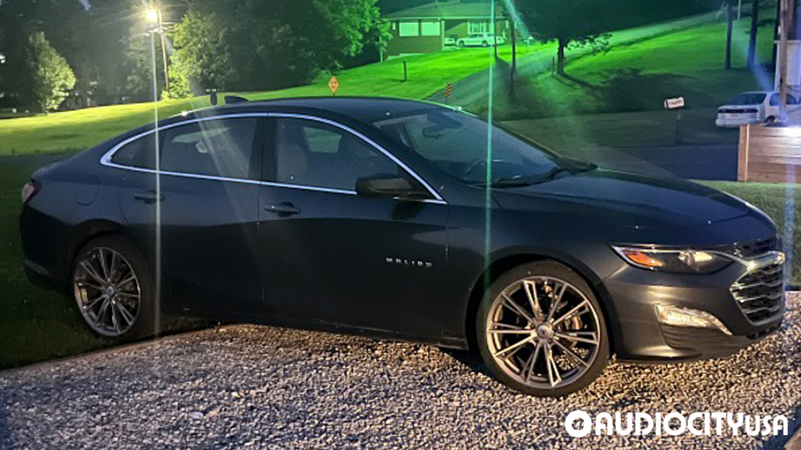 2020 Chevrolet Malibu on 20" Asanti Black Wheels ABL-30 Corona Titanium ...