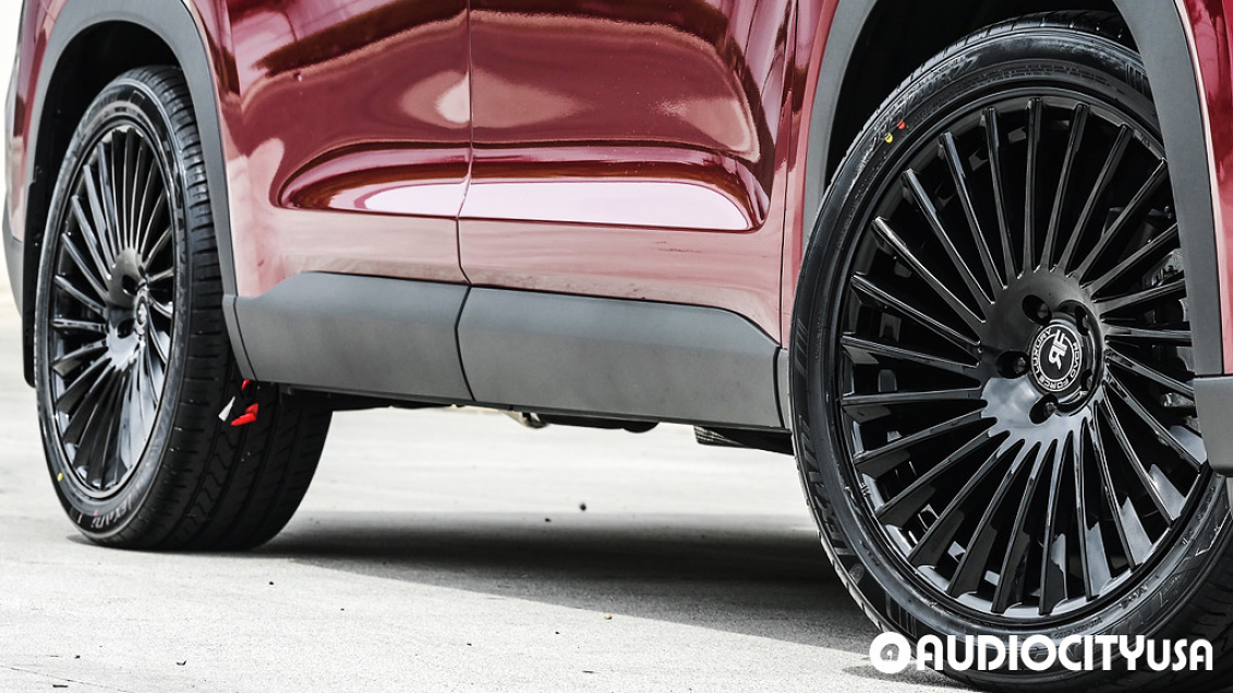 2024 Toyota Grand Highlander on 22" Road Force Wheels RF23 Gloss Black ...