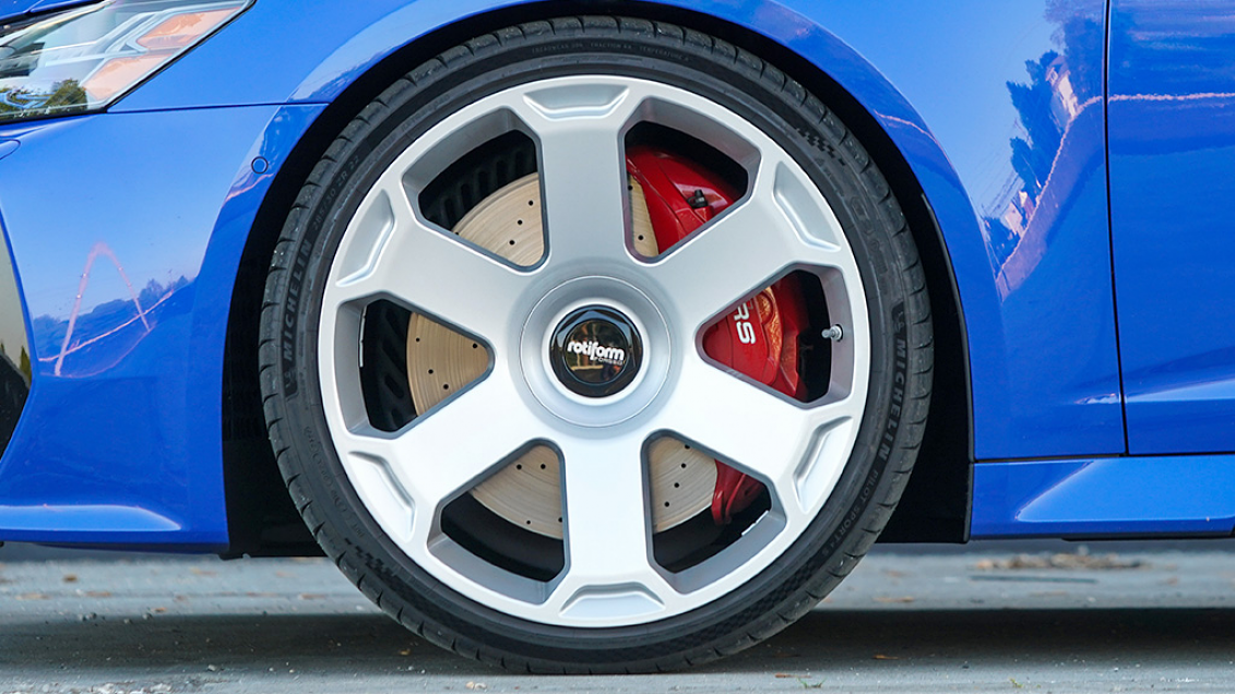 2023 Audi RS6 on 22" Rotiform Wheels AVS Gloss Silver | Gallery | AudioCityUSA