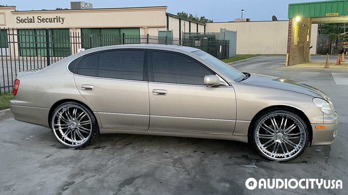 1998 Lexus GS Series on 22" XIX Wheels X23 Chrome | Gallery | AudioCityUSA