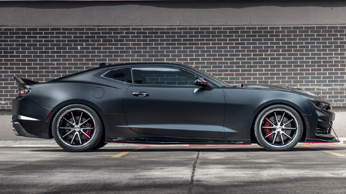 2020 Chevrolet Camaro SS on 20" Ferrada Wheels CM2 Machined Black with ...