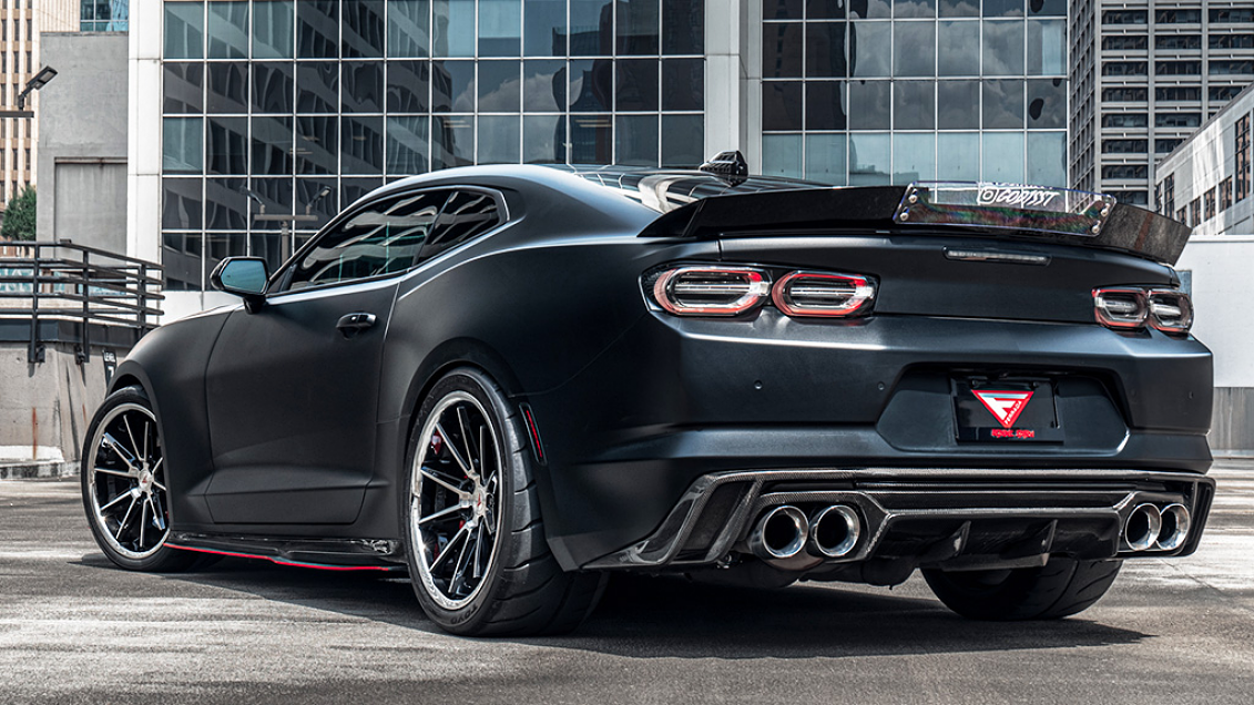 2020 Chevrolet Camaro SS on 20" Ferrada Wheels CM2 Machined Black with ...
