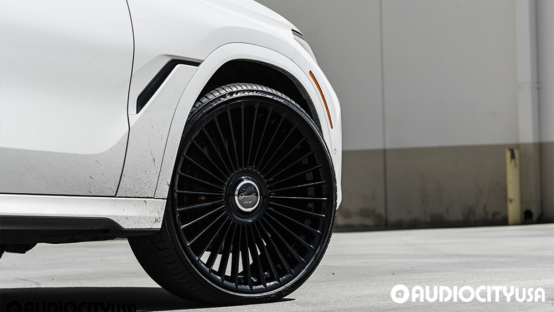 2021 BMW X6 on 24" Gianelle Wheels Cabo - Floating Cap Gloss Black ...