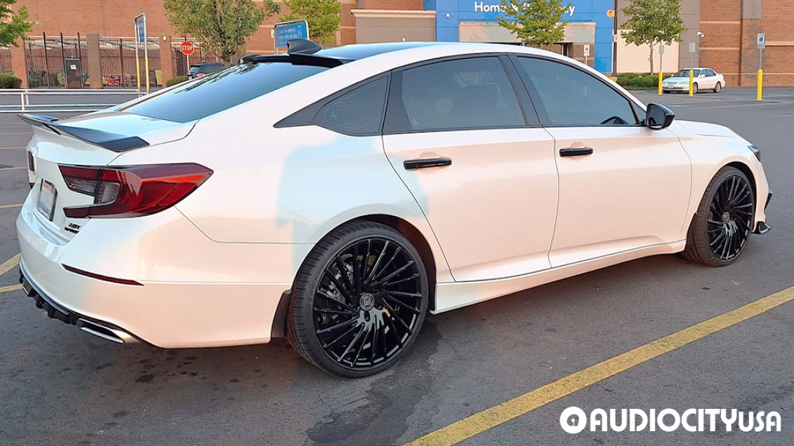 2022 Honda Accord on 20" Lexani Wheels Wraith Gloss Black | Gallery ...