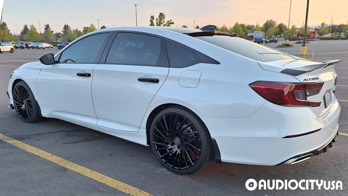 2022 Honda Accord on 20" Lexani Wheels Wraith Gloss Black | Gallery ...