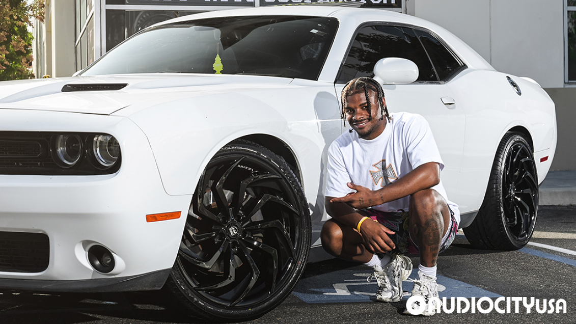 2021 Dodge Challenger RWD on 22" Lexani Wheels Shadow Gloss Black ...