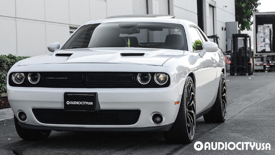 2021 Dodge Challenger RWD on 22" Lexani Wheels Shadow Gloss Black ...