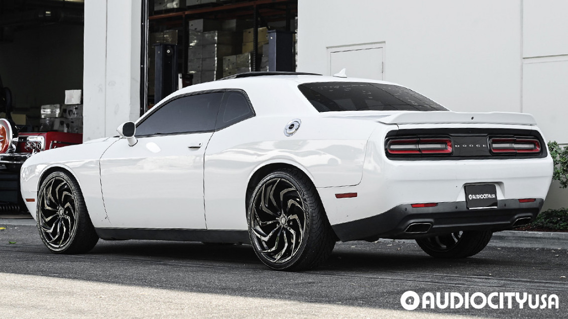2021 Dodge Challenger RWD on 22" Lexani Wheels Shadow Gloss Black ...