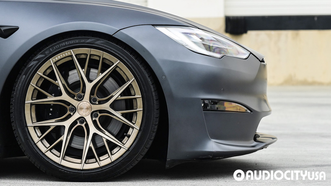 2021 Tesla Model S Vertini RFS2.1 20 inch Wheels | Gallery | AudioCityUSA