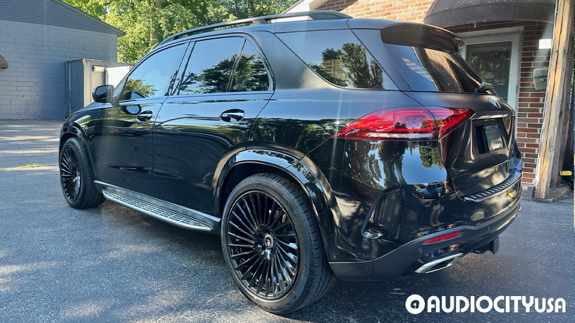 2020 Mercedes-Benz GLE-Class on 22" Road Force Wheels RF23 Gloss Black ...