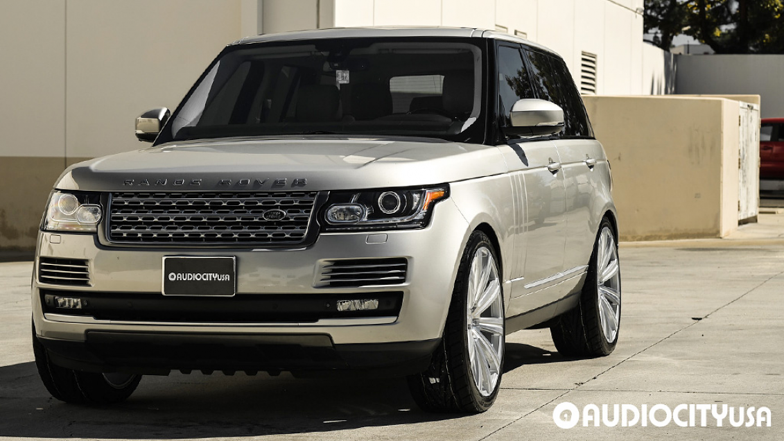 2016 Land Rover Range Rover on 24" Avant Garde Wheels Vanguard Silver ...