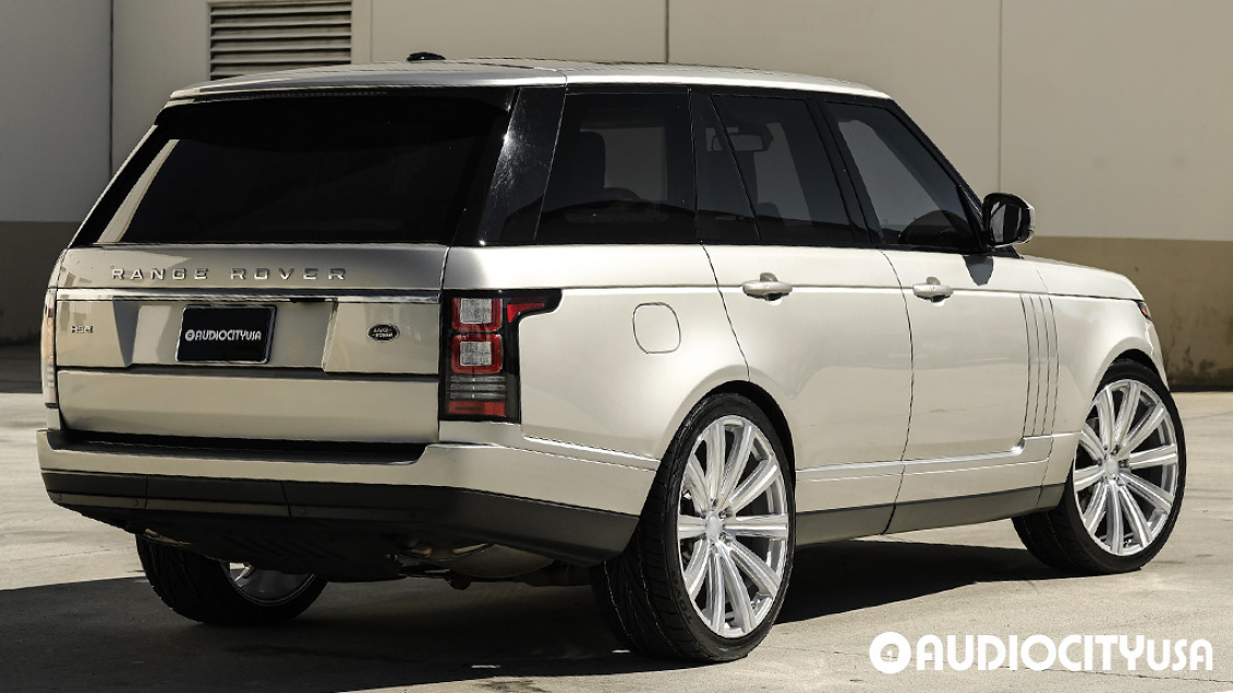 2016 Land Rover Range Rover on 24" Avant Garde Wheels Vanguard Silver ...