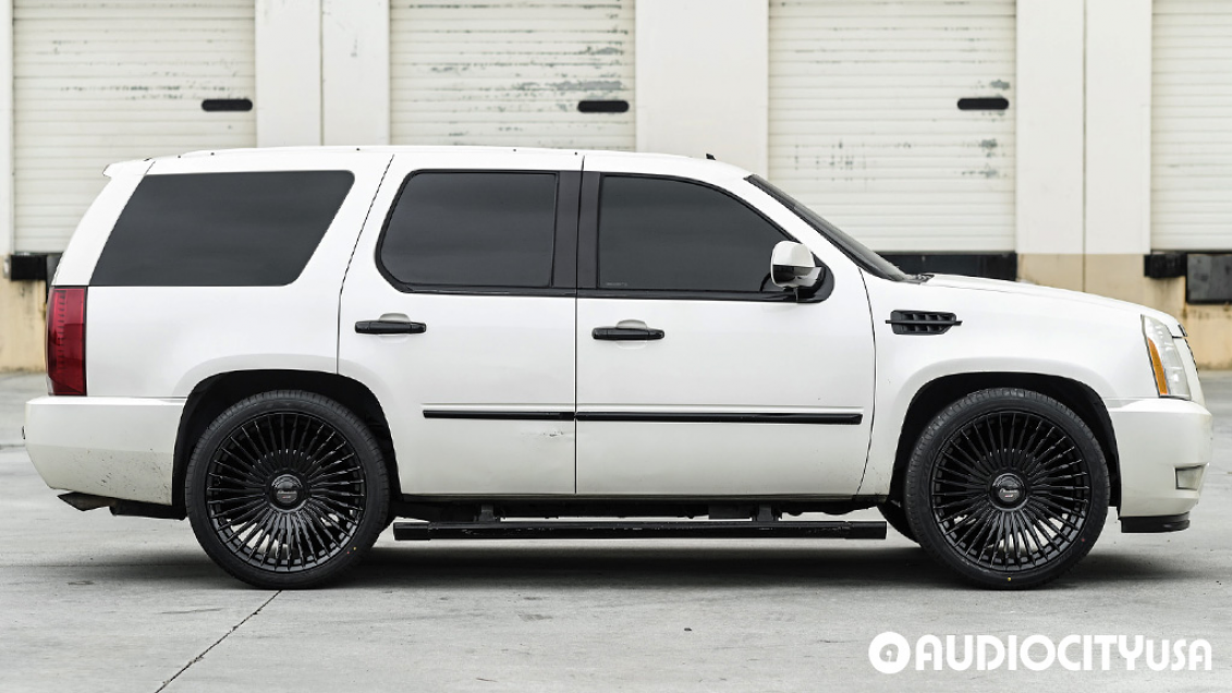 2014 Cadillac Escalade on 24" Giovanna Wheels Tulum Gloss Black ...