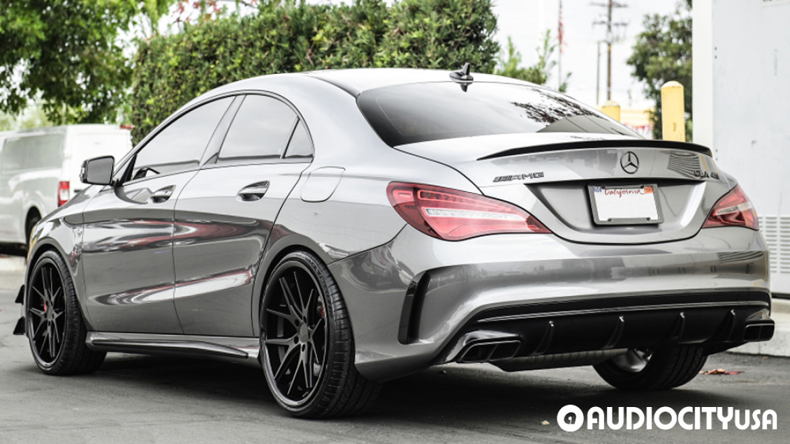 2018 Mercedes-AMG CLA-Class AMG on 20" Ferrada Wheels FR2 Matte Black ...
