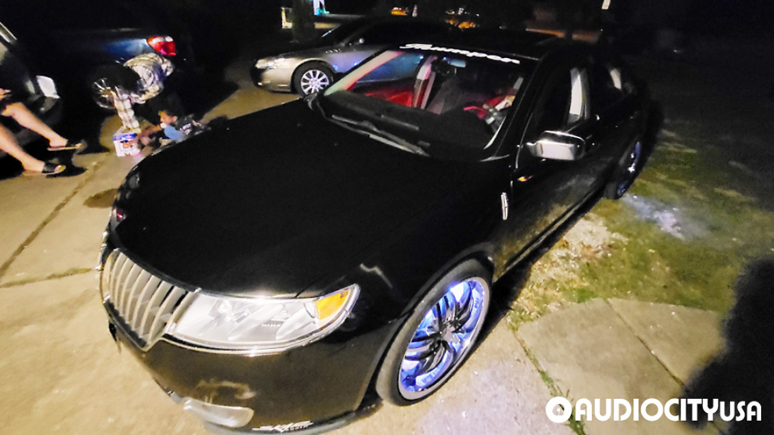 2011 Lincoln MKZ on 20" Diablo Wheels Angel Chrome with Black Inserts ...