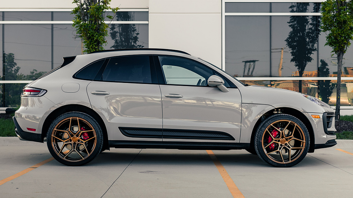 2022 Porsche Macan on 22" Rohana Wheels RFX11 Brushed Bronze | Gallery ...