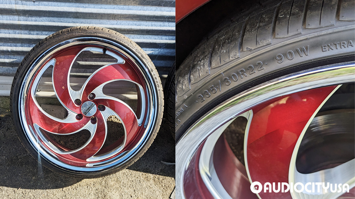 2015 Ford Fusion Strada Retro 5 22 inch Wheels | Gallery | AudioCityUSA