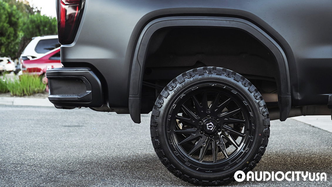 2020 GMC Sierra 1500 on 22" TIS Off-Road Wheels 547B Black | Gallery ...