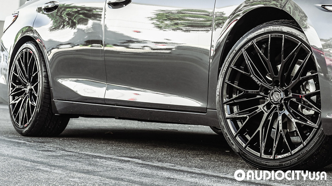 2023 Lexus ES Series on 20" Lexani Wheels Aries Gloss Black | Gallery ...