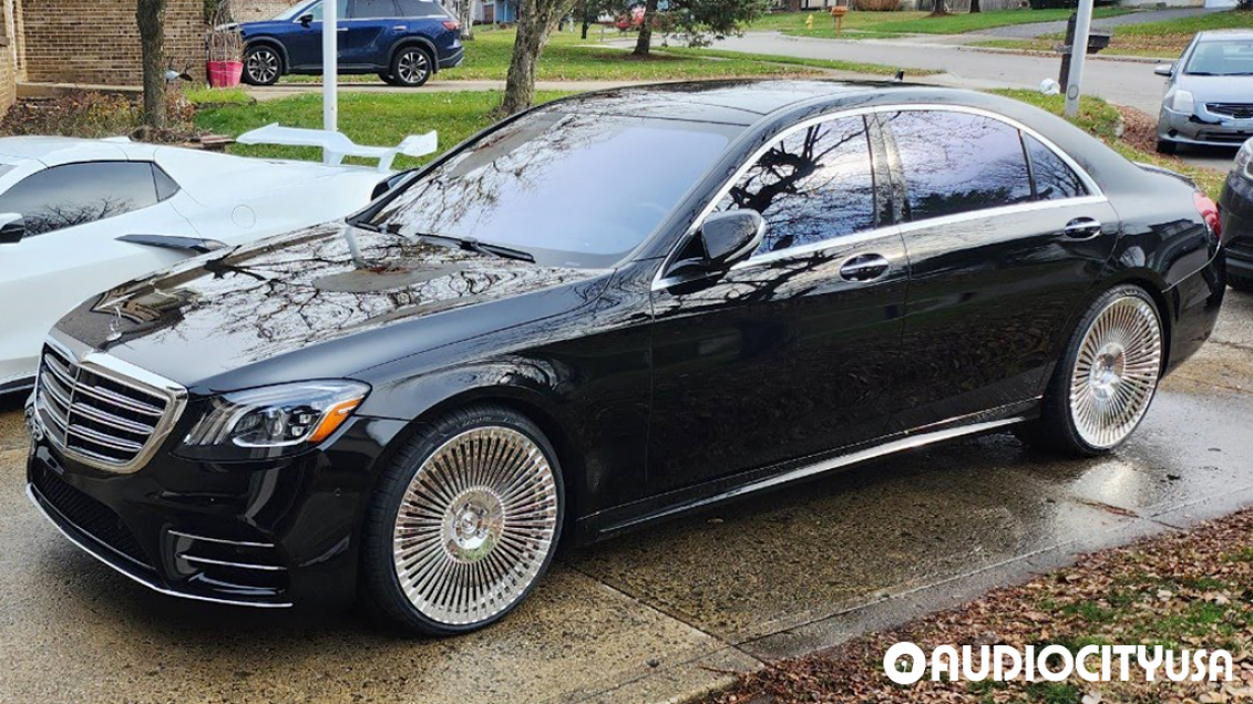 2021 Mercedes-Benz S-Class on 22" Savini Forged Wheels SL9 - Forged ...