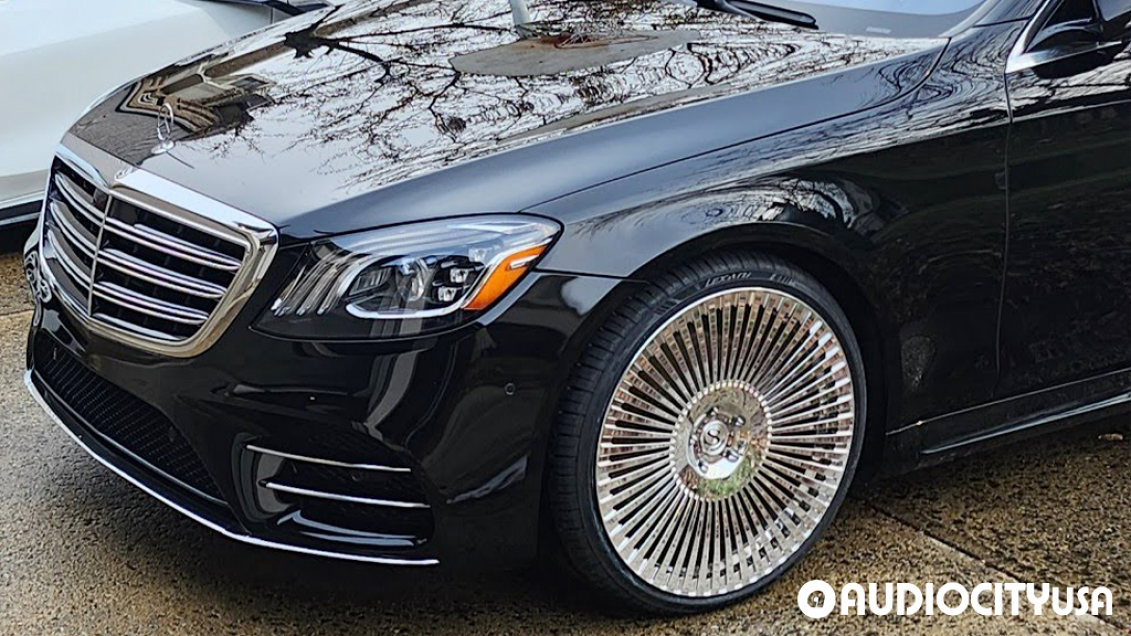 2021 Mercedes-Benz S-Class on 22" Savini Forged Wheels SL9 - Forged ...