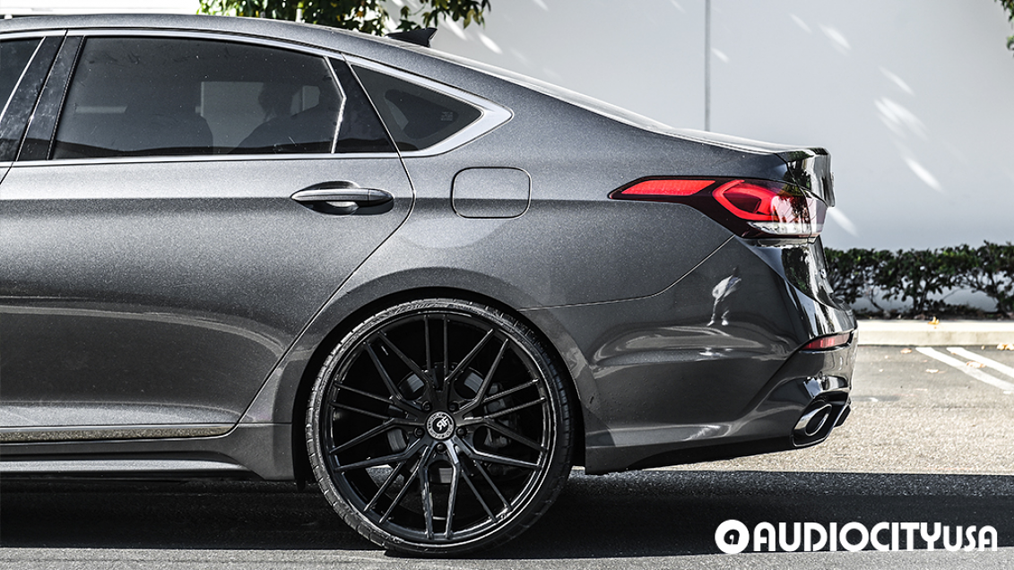 2020 Genesis G80 on 22" Road Force Wheels RF13 Gloss Black | Gallery ...