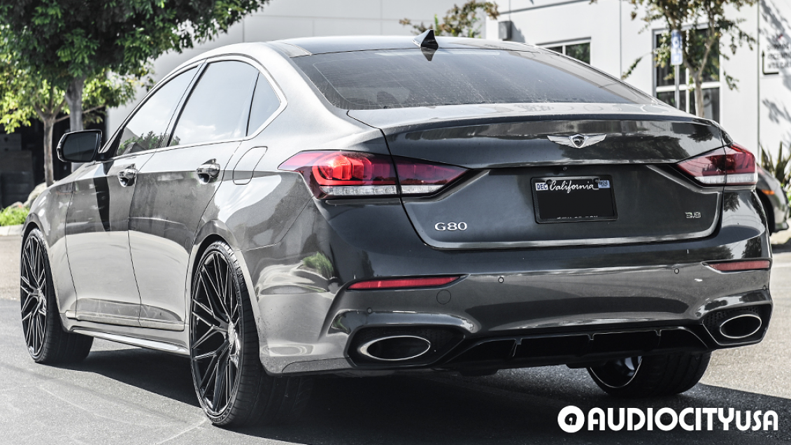 2020 Genesis G80 on 22" Road Force Wheels RF13 Gloss Black | Gallery ...