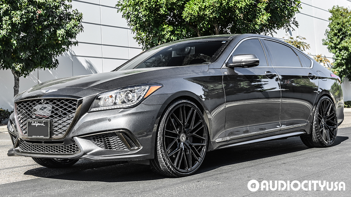 2020 Genesis G80 on 22" Road Force Wheels RF13 Gloss Black | Gallery ...