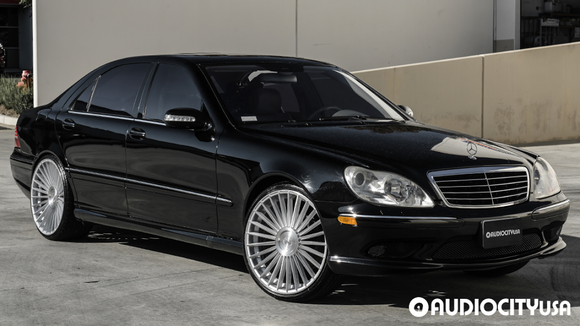 2006 Mercedes-Benz S-Class on 22" Road Force Wheels RF 22 Silver Machined Face | Gallery ...