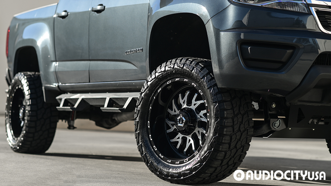 2019 Chevrolet Colorado on 20" TIS Off-Road Wheels 544MB Gloss Black ...