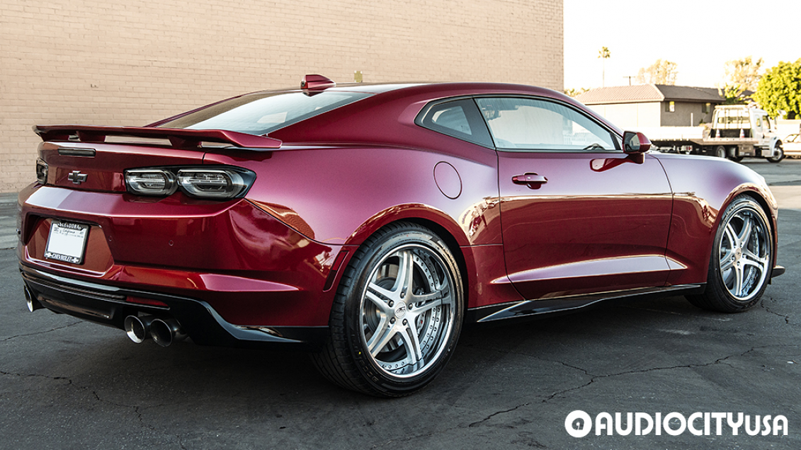 2021 Chevrolet Camaro ZL1 on 20" AC Forged Wheels ACF702 Brushed Face ...