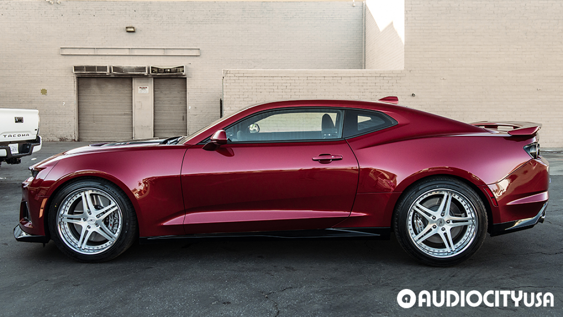 2021 Chevrolet Camaro ZL1 on 20" AC Forged Wheels ACF702 Brushed Face ...