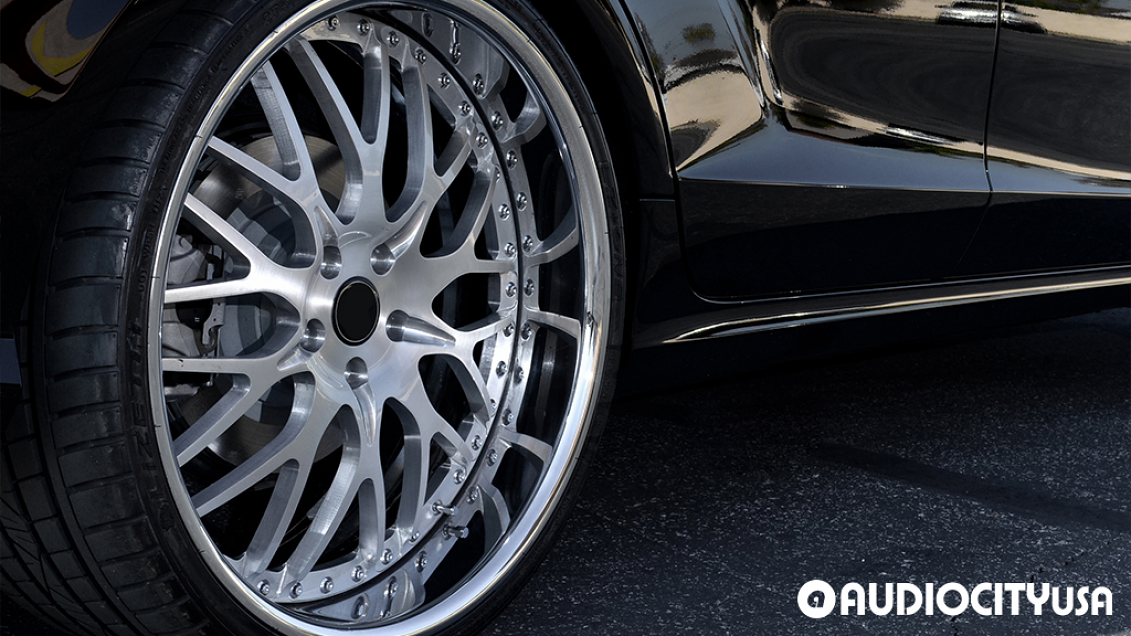 2008 Mercedes-Benz CL-Class on 22" AC Forged Wheels ACF701 Brushed Face ...