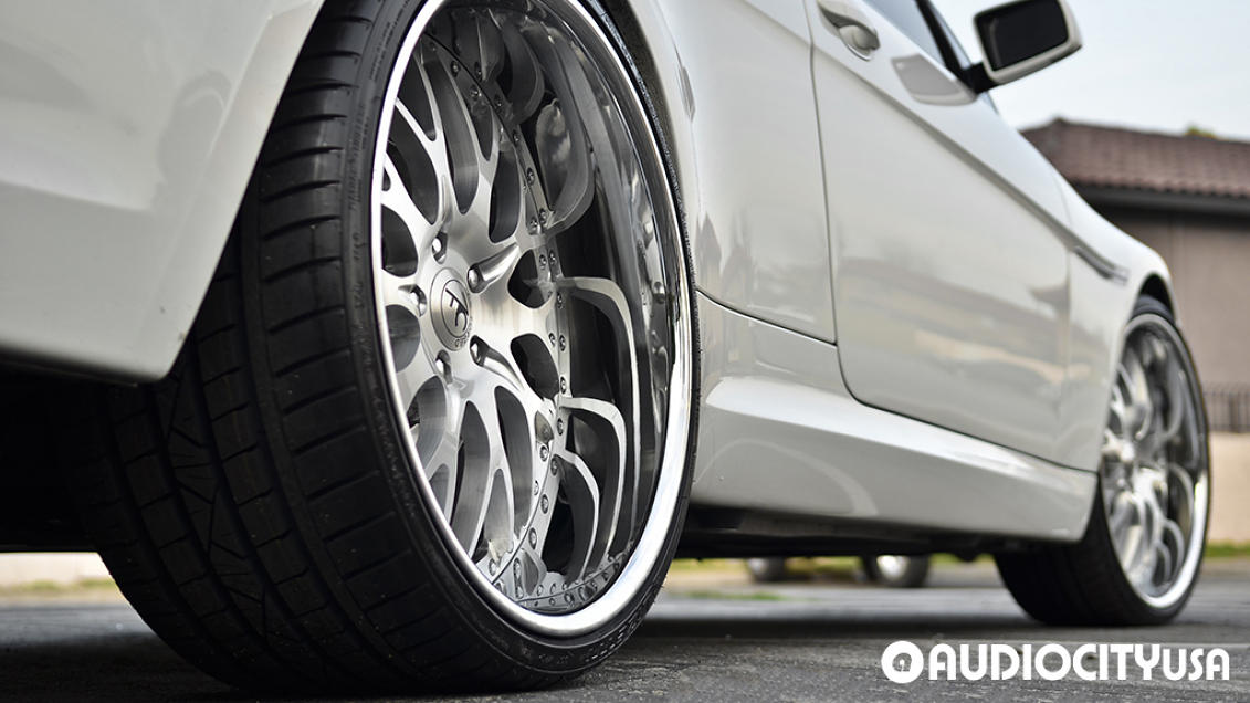 2009 BMW 6 Series on 22" AC Forged Wheels ACF701 Brushed Face with ...
