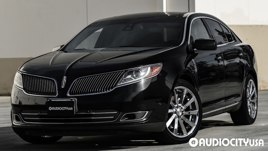 2013 Lincoln MKS on 20" Koko Kuture Wheels Kapan Chrome | Gallery ...