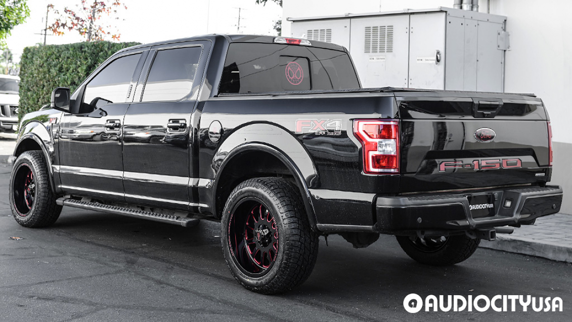 2018 Ford F-150 on 20" Off-Road Monster Wheels M17 Gloss Black with ...