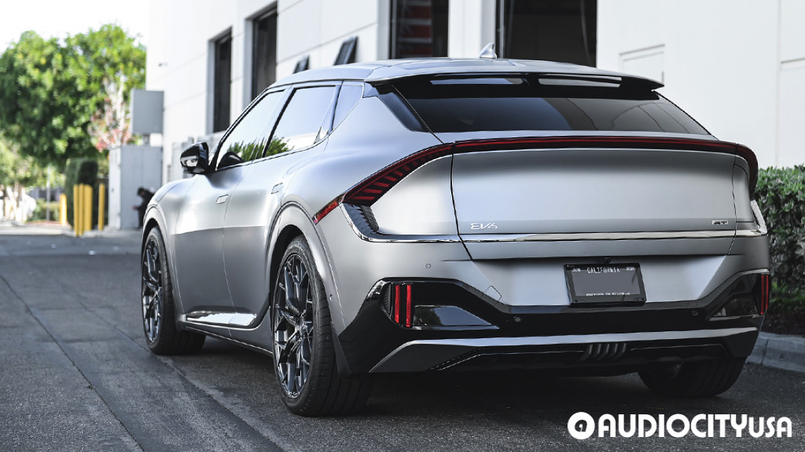 2024 KIA EV6 on 21" Stance Wheels SF10 Brushed Dual Gunmetal | Gallery ...
