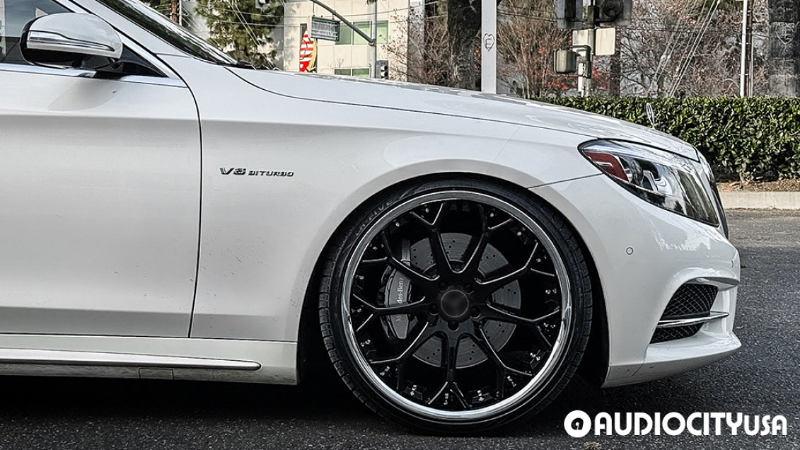 2015 Mercedes-Benz S-Class on 22" Azad Wheels AZ99 Custom Gloss Black ...
