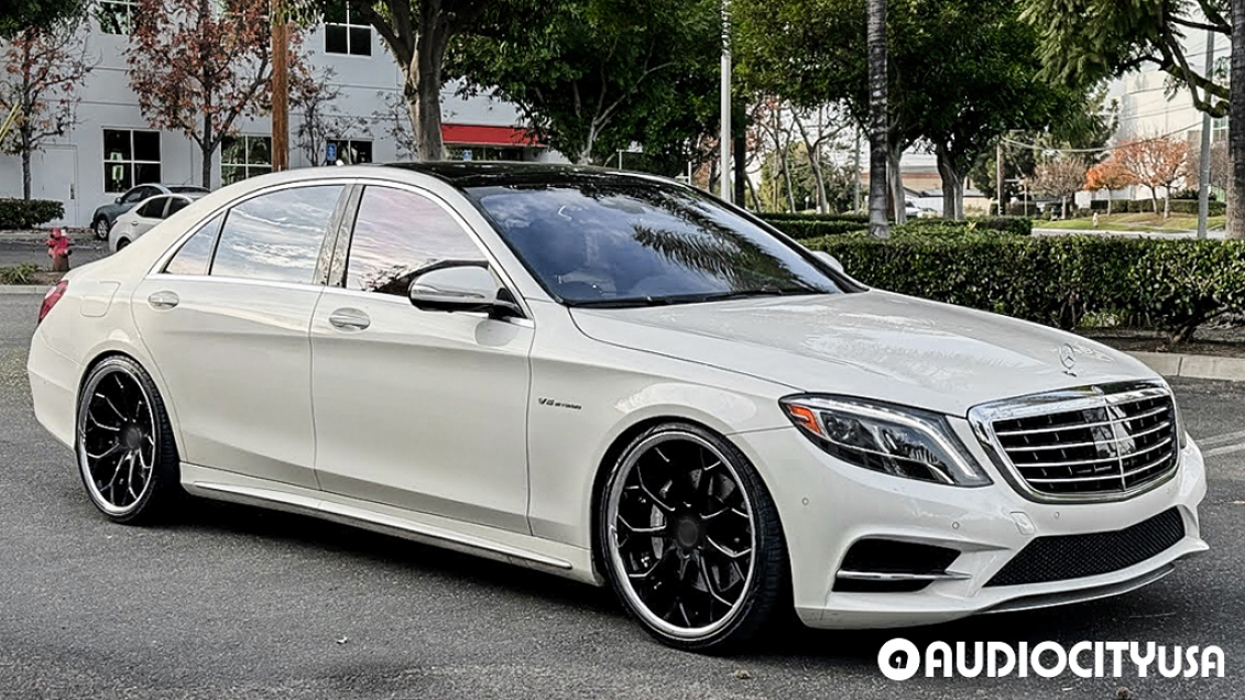 2015 Mercedes-Benz S-Class on 22" Azad Wheels AZ99 Custom Gloss Black ...