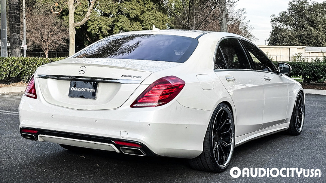 2015 Mercedes-Benz S-Class on 22" Azad Wheels AZ99 Custom Gloss Black ...