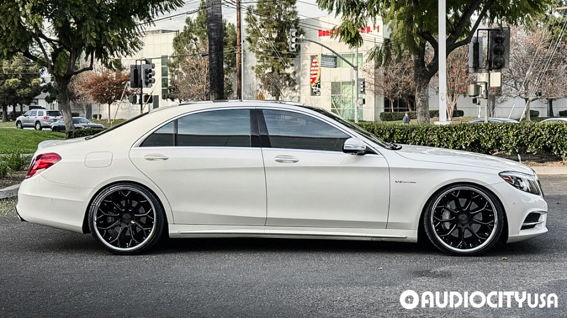 2015 Mercedes-Benz S-Class on 22" Azad Wheels AZ99 Custom Gloss Black ...