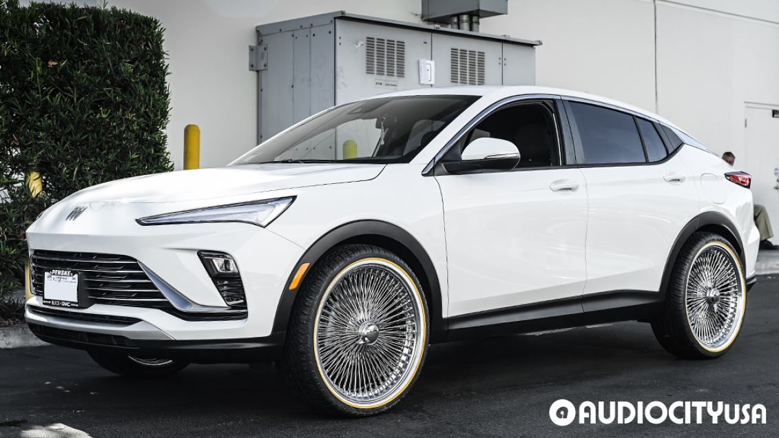 2024 Buick Envista on 22" LA Wire Wheels FWD 150-Spoke Straight Lace ...