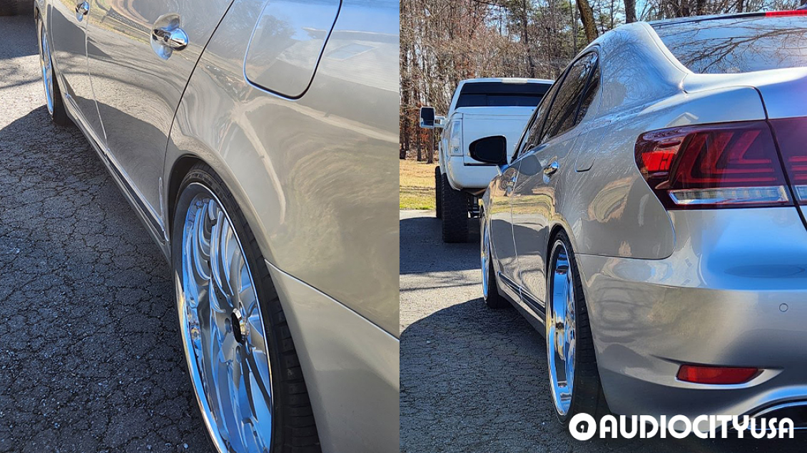 2013 Lexus LS Series on 22" Artis Wheels Decatur Silver Brushed Face ...