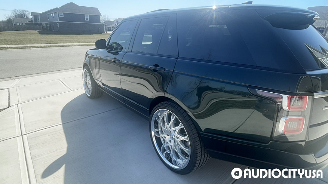 2018 Land Rover Range Rover on 24" AZAD Wheels AZ822 Silver Brushed ...