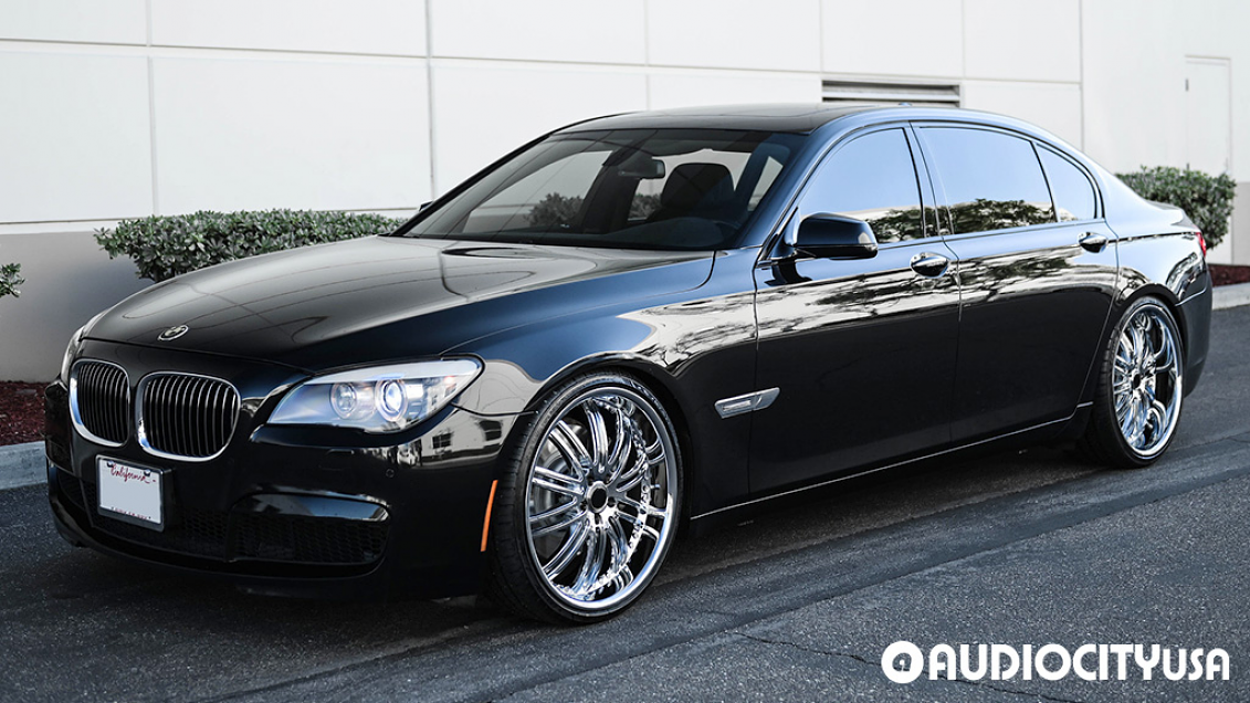 2012 BMW 7 Series on 22" XIX Wheels X23 Chrome | Gallery | AudioCityUSA