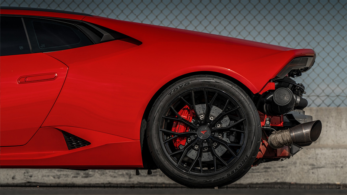 2022 Lamborghini Huracan on 20" Ferrada Wheels F8-FR9 Obsidian Black ...