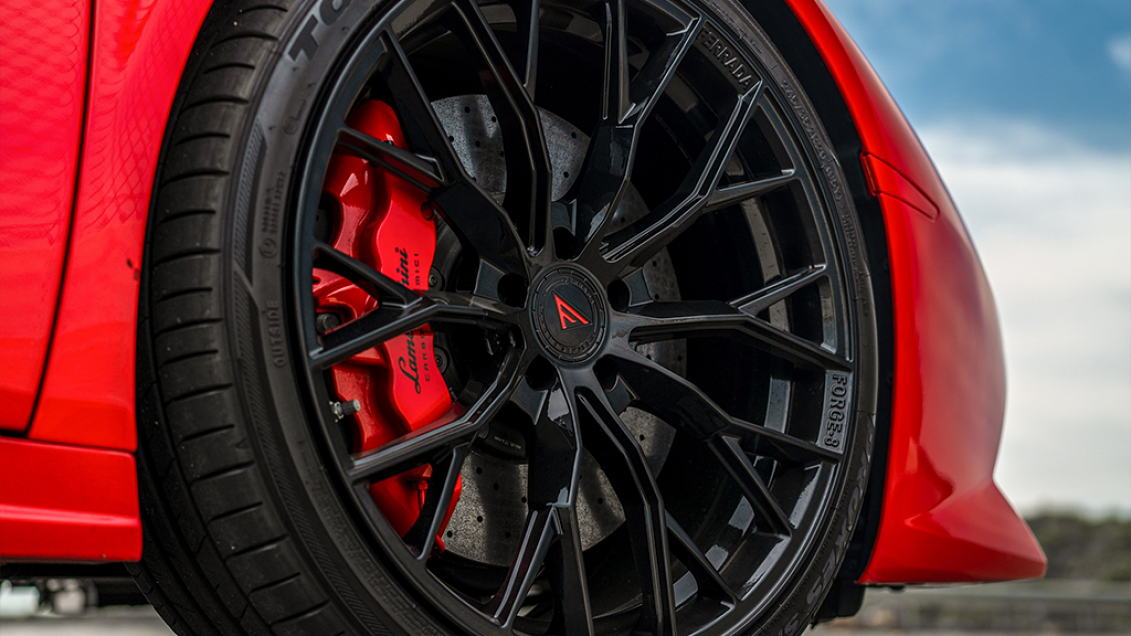 2022 Lamborghini Huracan on 20" Ferrada Wheels F8-FR9 Obsidian Black ...