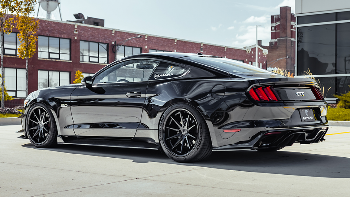 2020 Ford Mustang GT on 20" Rohana Wheels RFC10 Matte Black | Gallery ...
