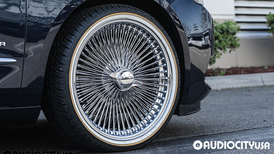 2019 Chevrolet Impala on 20" LA Wire Wheels FWD 150-Spoke Straight Lace ...