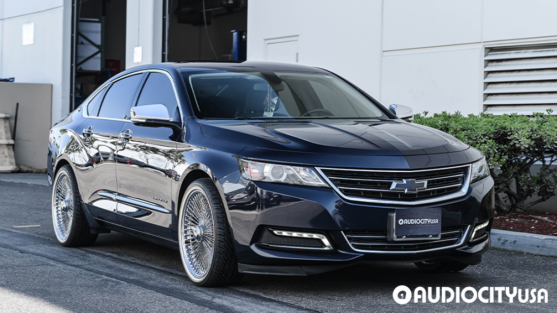 2019 Chevrolet Impala on 20" LA Wire Wheels FWD 150-Spoke Straight Lace ...